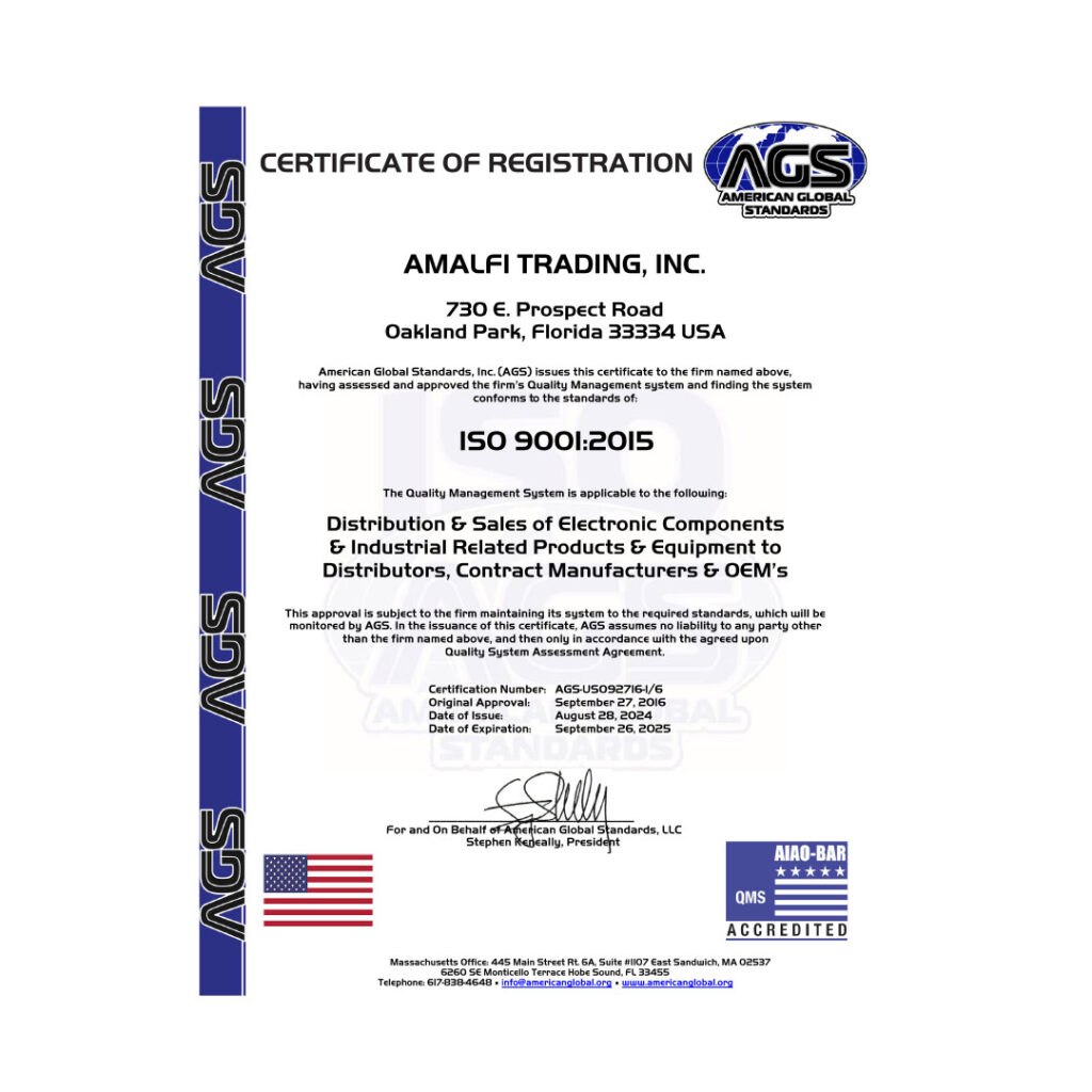 Certs – Amalfi Trading Inc